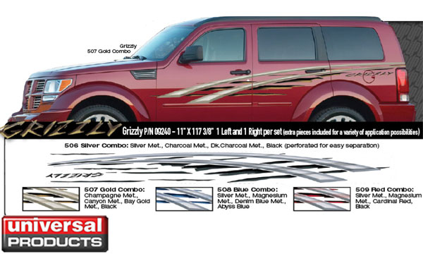 Vehicle Graphics - Custom Vehicle Graphics- Grizzly vinyl graphics for ...