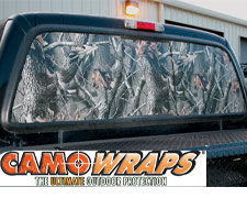 Vehicle Graphics - Rear Window Camo Graphics