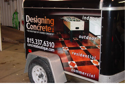 Vehicle Graphics - Custom Vinyl Trailer Wraps
